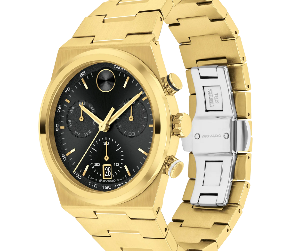 Movado Bold Quest Black Chrono Quartz- 42mm | 3601198 – Assaleh ...